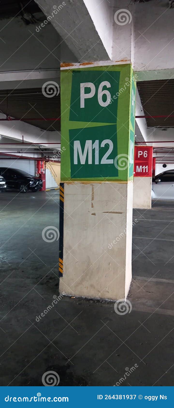 How To Remember the Position of the Car Park Stock Image - Image of ...