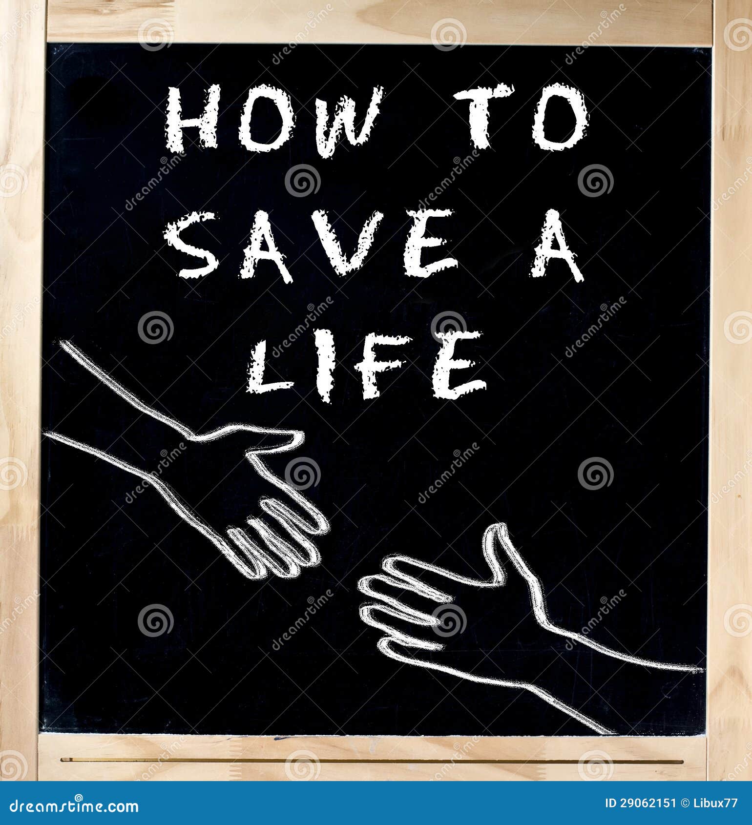 How To Save a Life on Chalkboard Stock Image - Image of brotherood ...