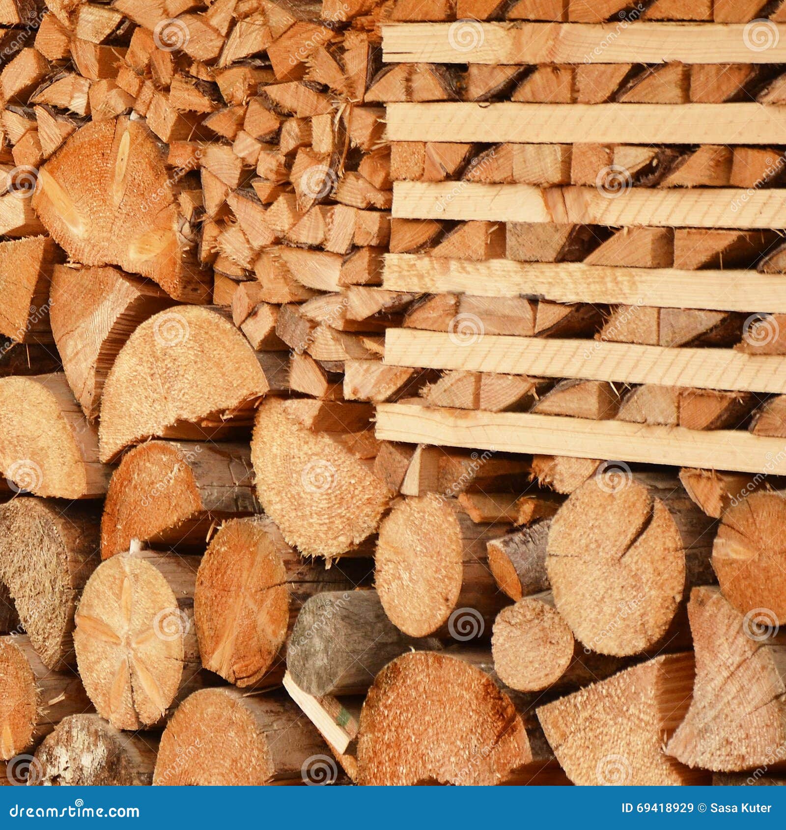 How to stack wood? stock image. Image of lumber, brown - 69418929