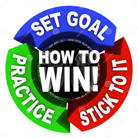 How To Win - 3 Arrows of Advice Stock Illustration - Illustration of ...