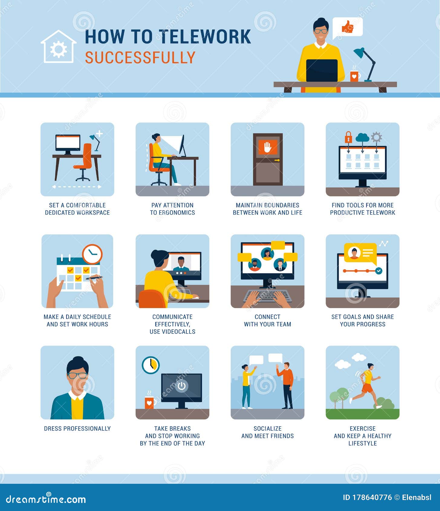 Increase Productivity Infographic