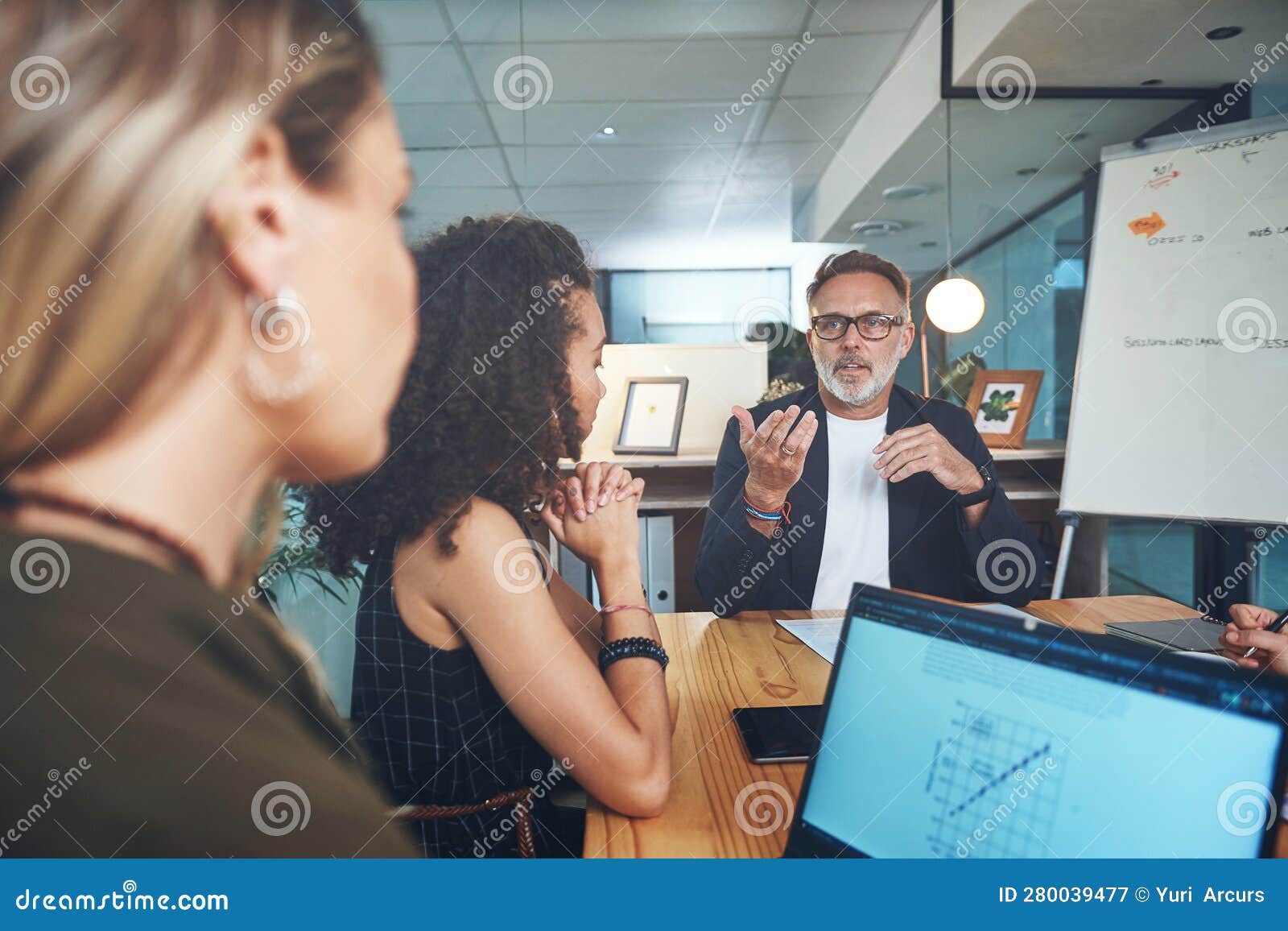 How we View the Solution is the Solution. a Group of Businesspeople ...