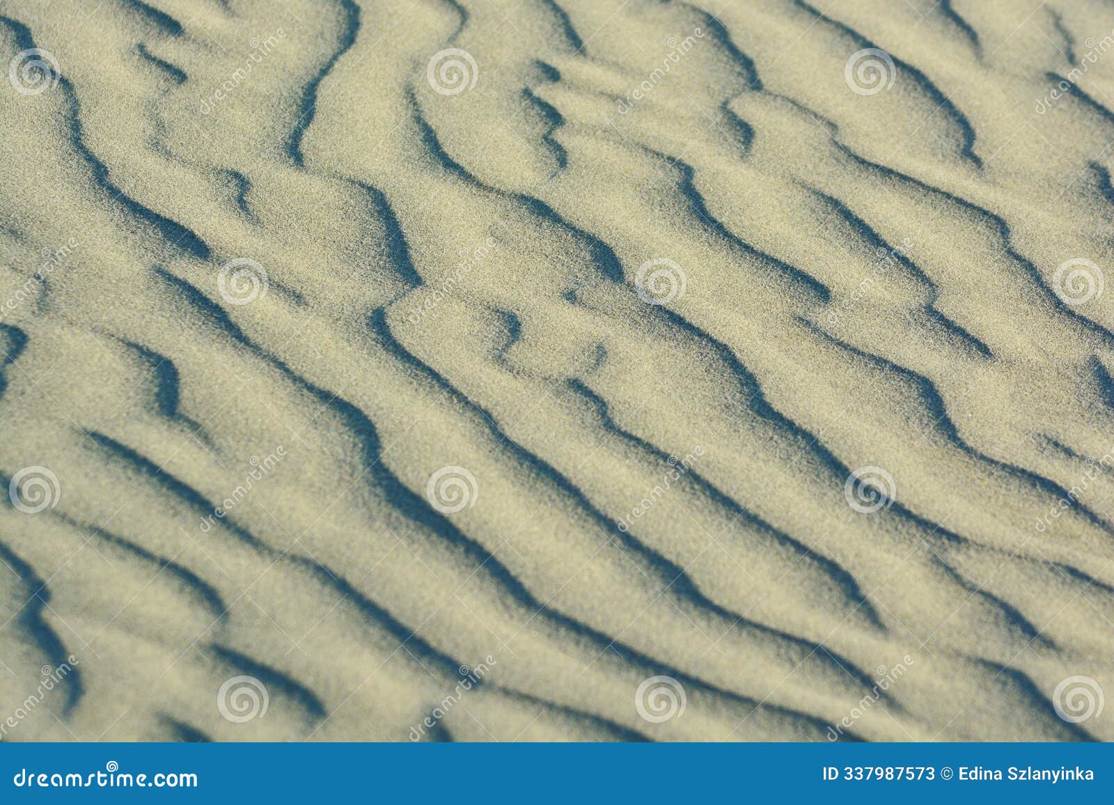 Wind Erosion: Natural Sand Pattern Created by the Wind, Stock Image ...