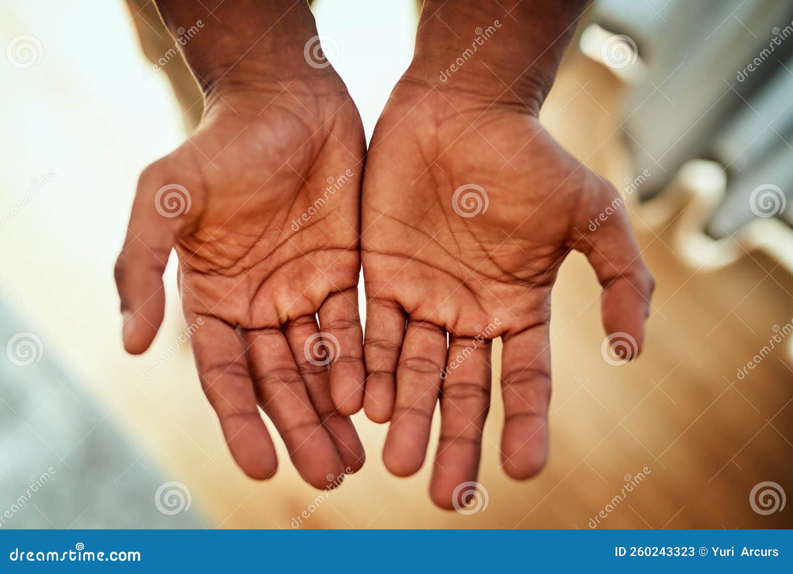 These are How Working Hands Look Like. Closeup of an Unrecognizable ...