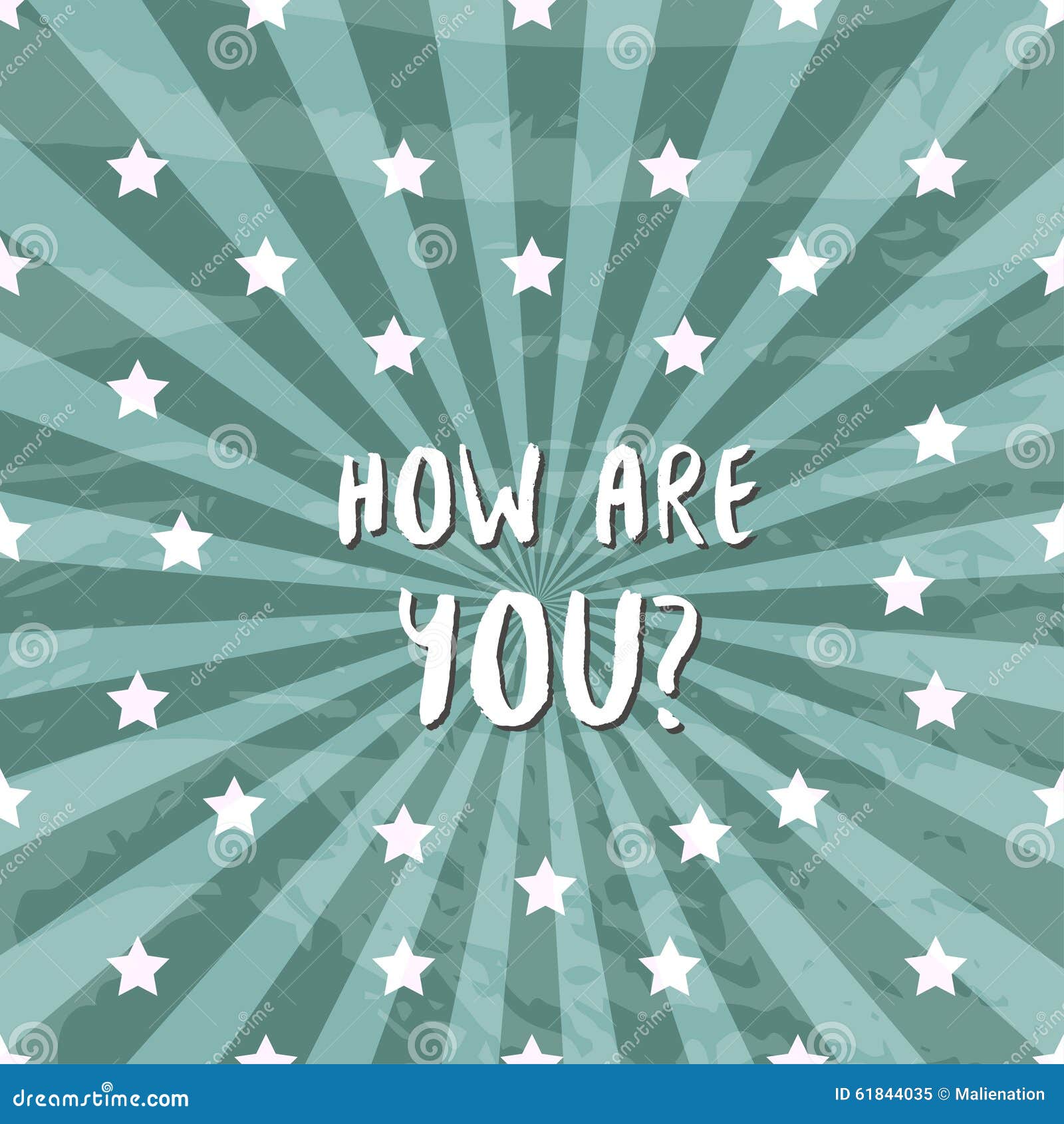 How are You? Vector Blog Banner Card. Stock Vector - Illustration of ...