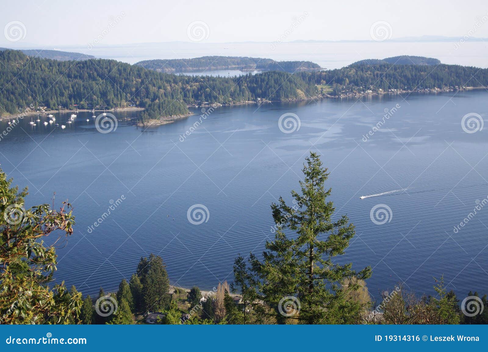 Howe sound stock photo. Image of islands, water, columbia - 19314316
