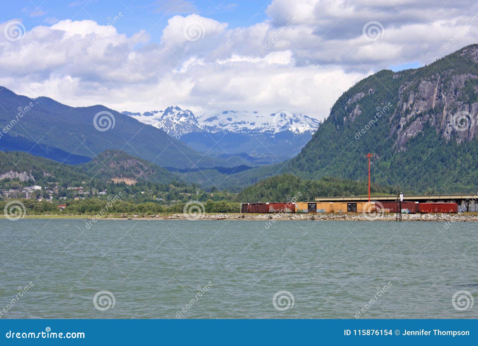 Howe Sound, Squamish stock photo. Image of howe, range - 115876154