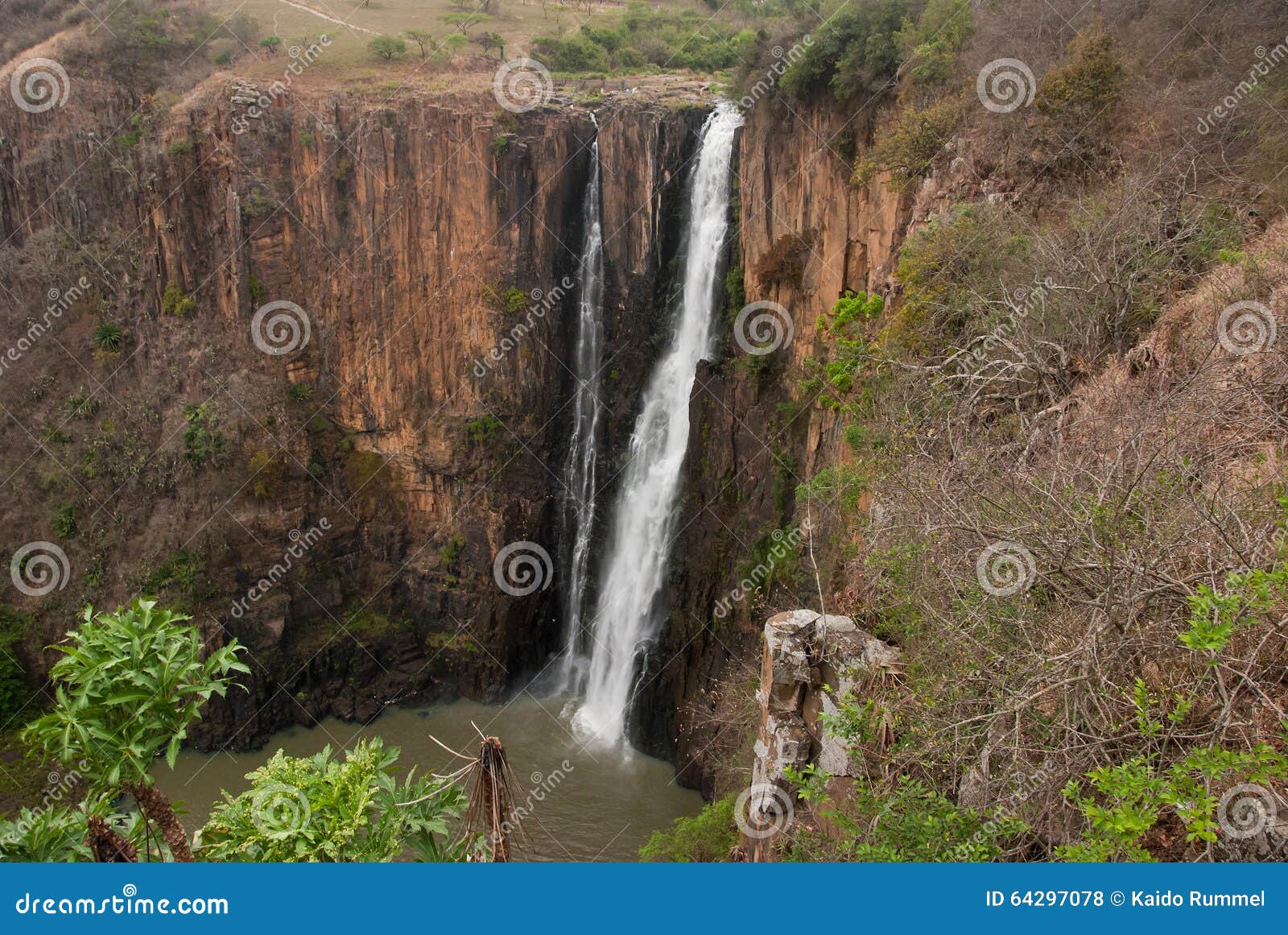 Howick Falls stock photo. Image of fall, landmark, south - 64297078
