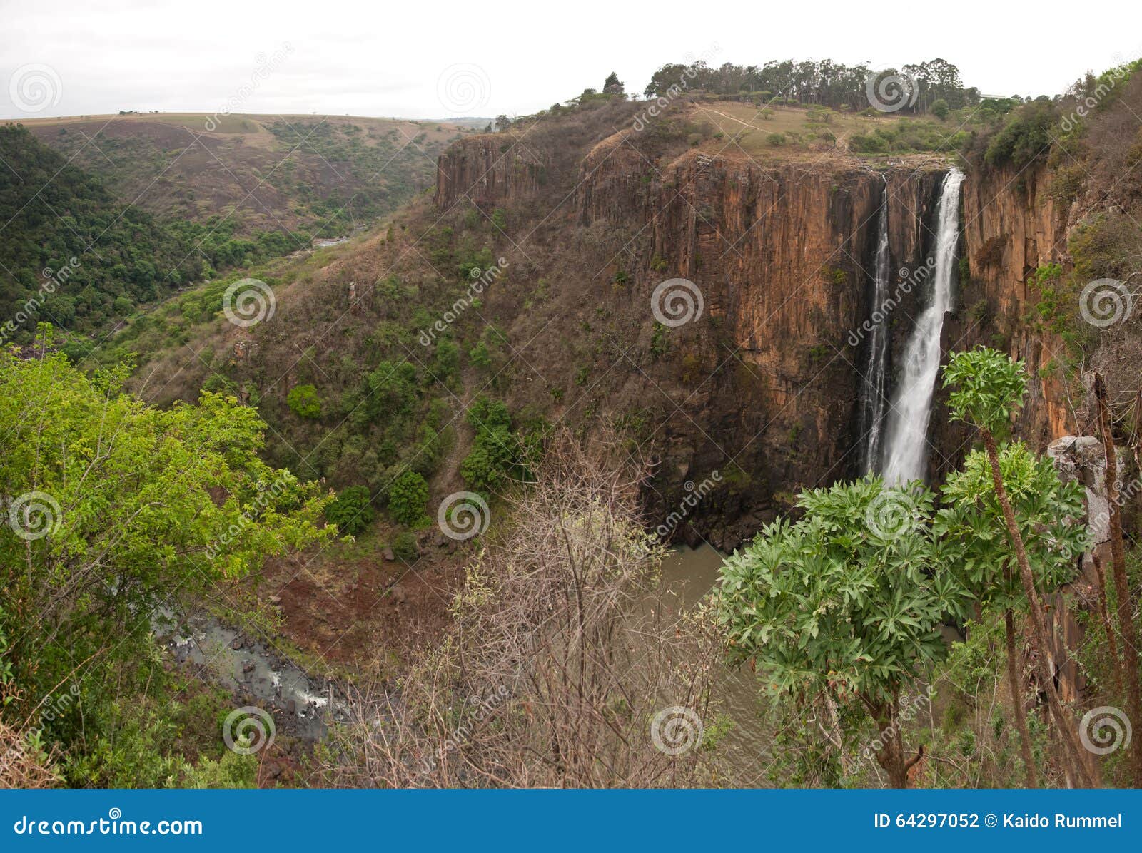Howick Falls stock photo. Image of landscape, howick - 64297052