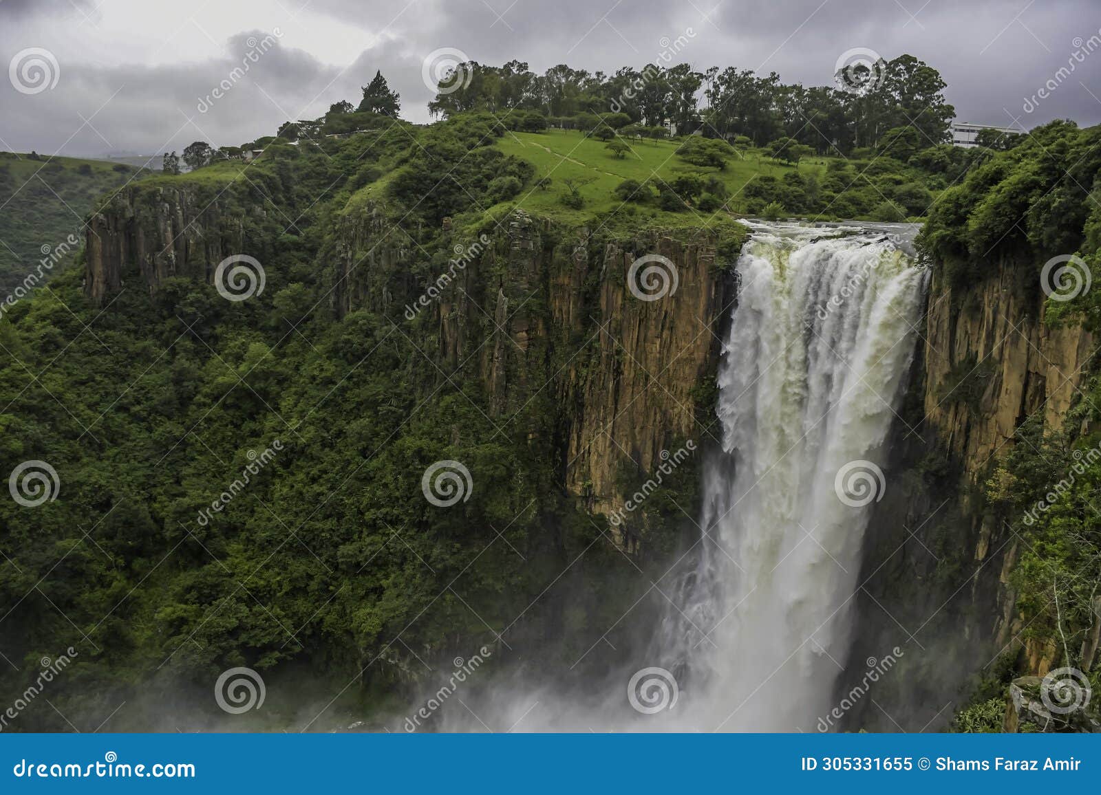 Howick Falls Waterfall on Umgeni River in Kzn Midlands Stock Image ...