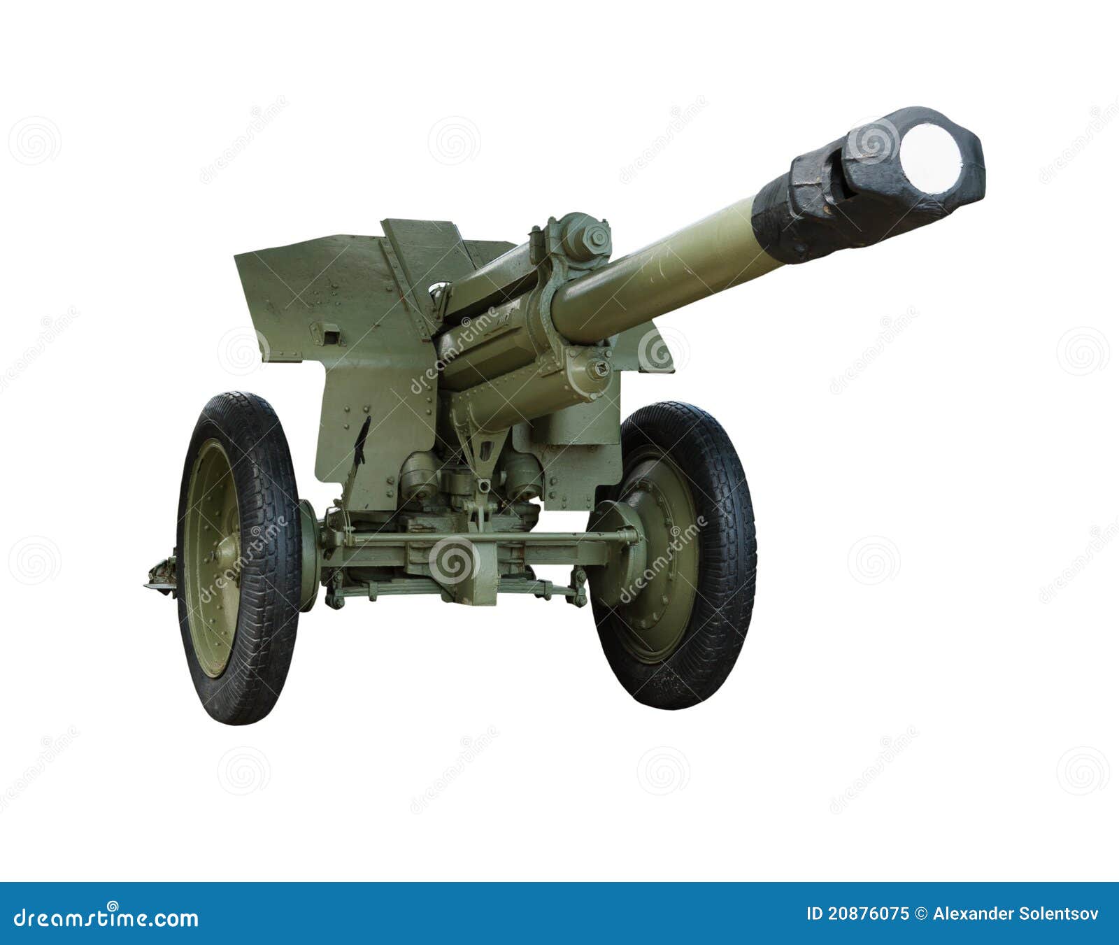 Howitzer stock image. Image of iron, power, rusty, heavy - 20876075