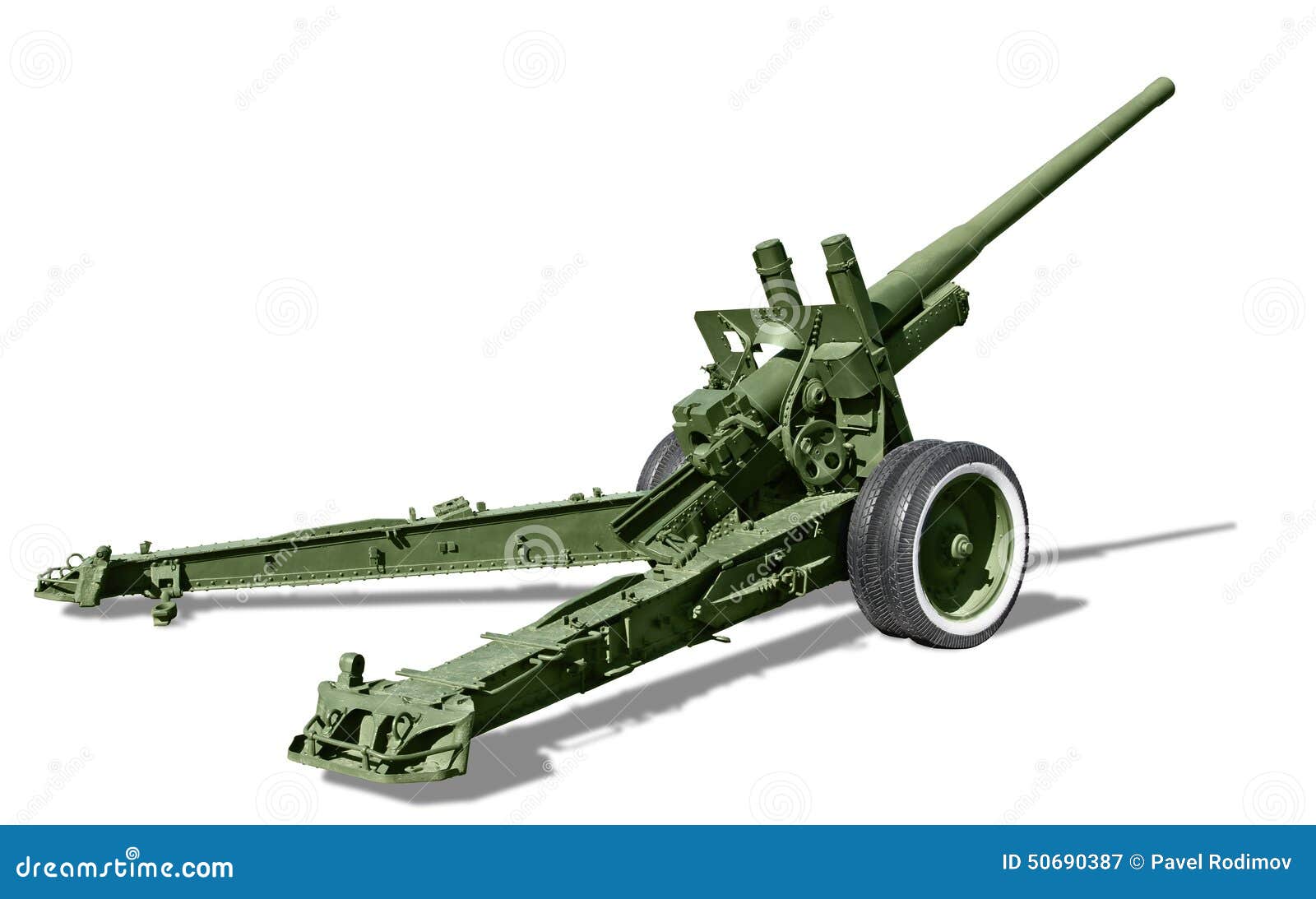 Howitzer stock image. Image of steel, weapon, single - 50690387