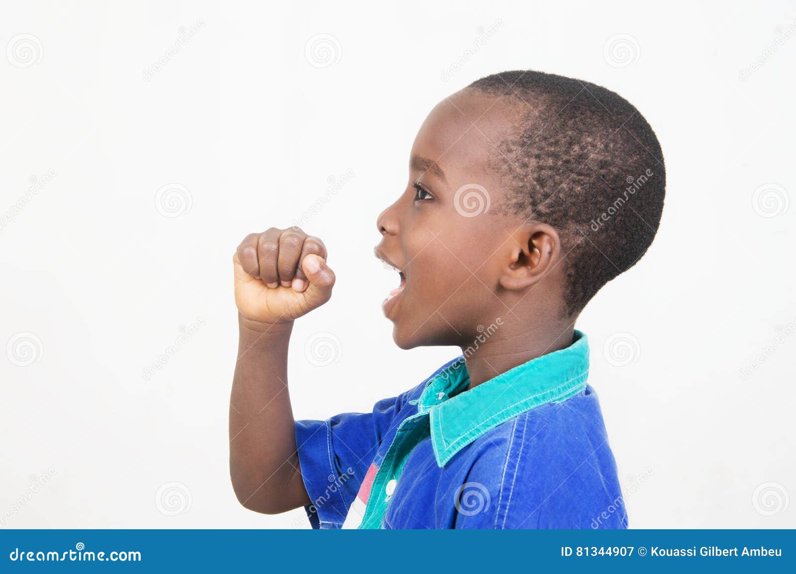 Howling child. stock image. Image of heard, human, howling - 81344907