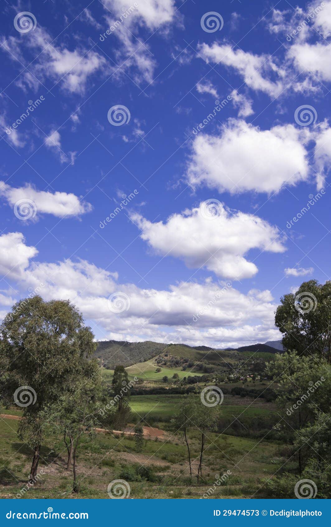 Howqua Valley, Country Victoria Stock Image - Image of vertical, clouds ...