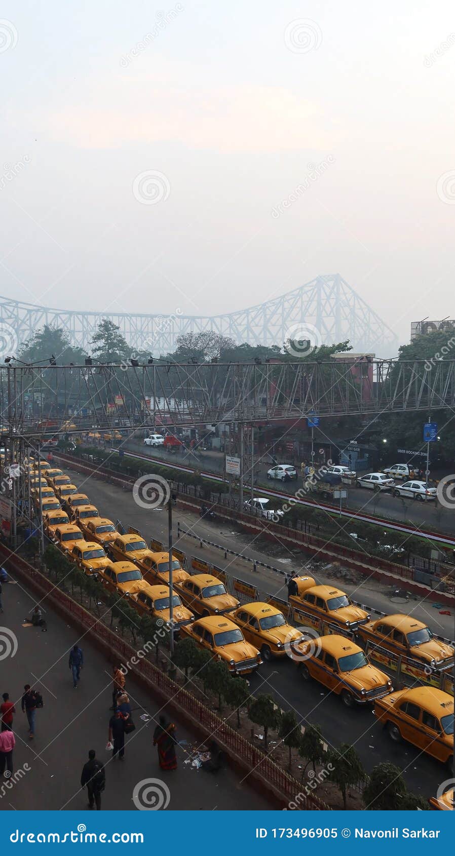 Howrah bridge morning view editorial image. Image of kolkata - 173496905