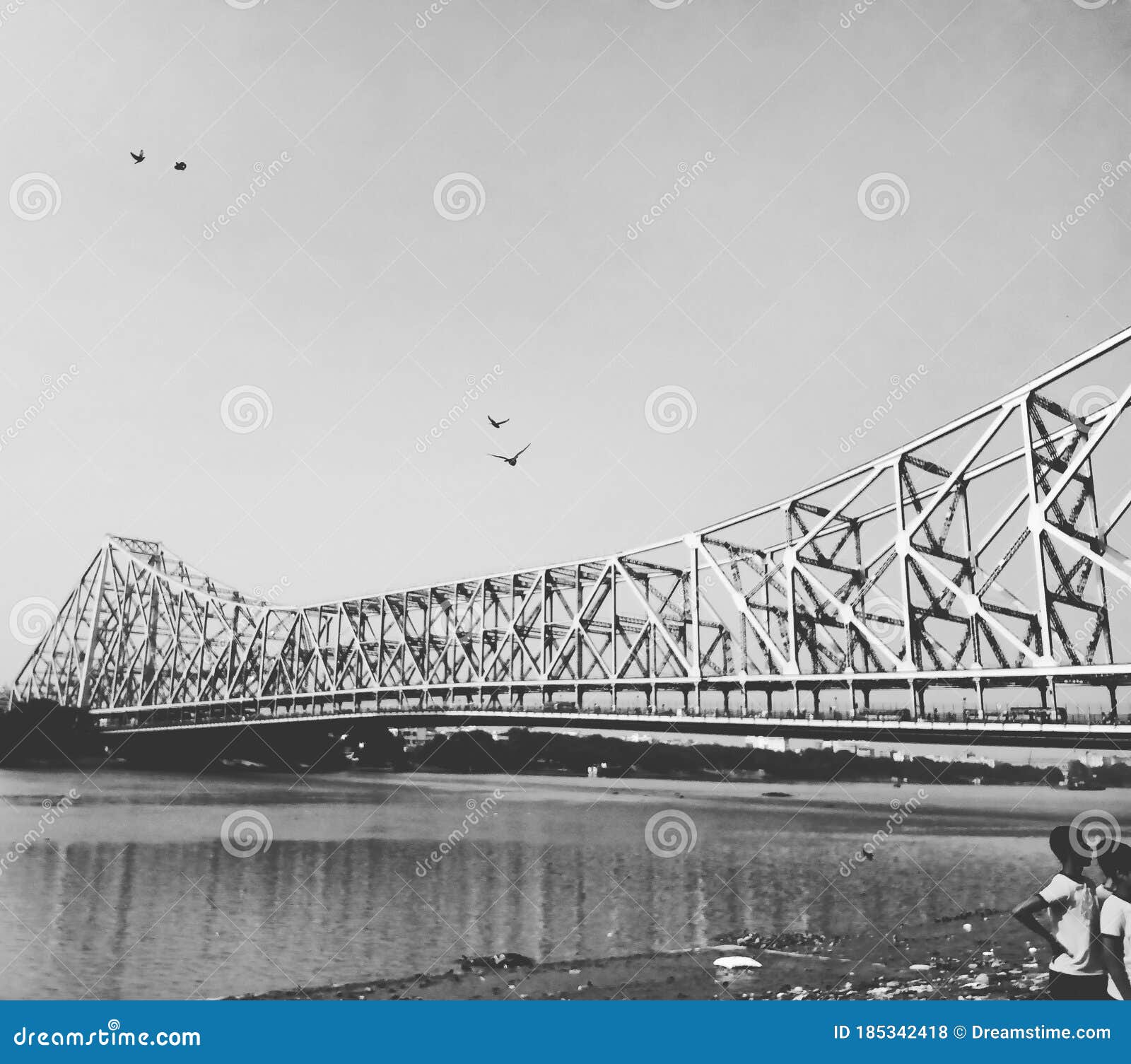 Howrah editorial stock photo. Image of line, iron, architecture - 185342418