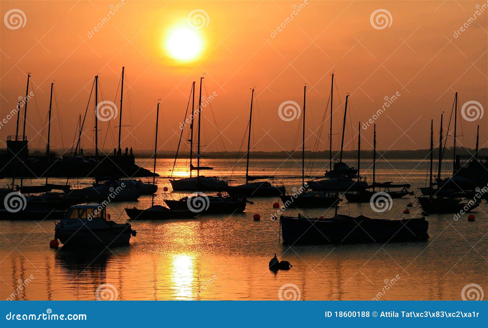 Howt marina at sunset stock photo. Image of sailboats - 18600188