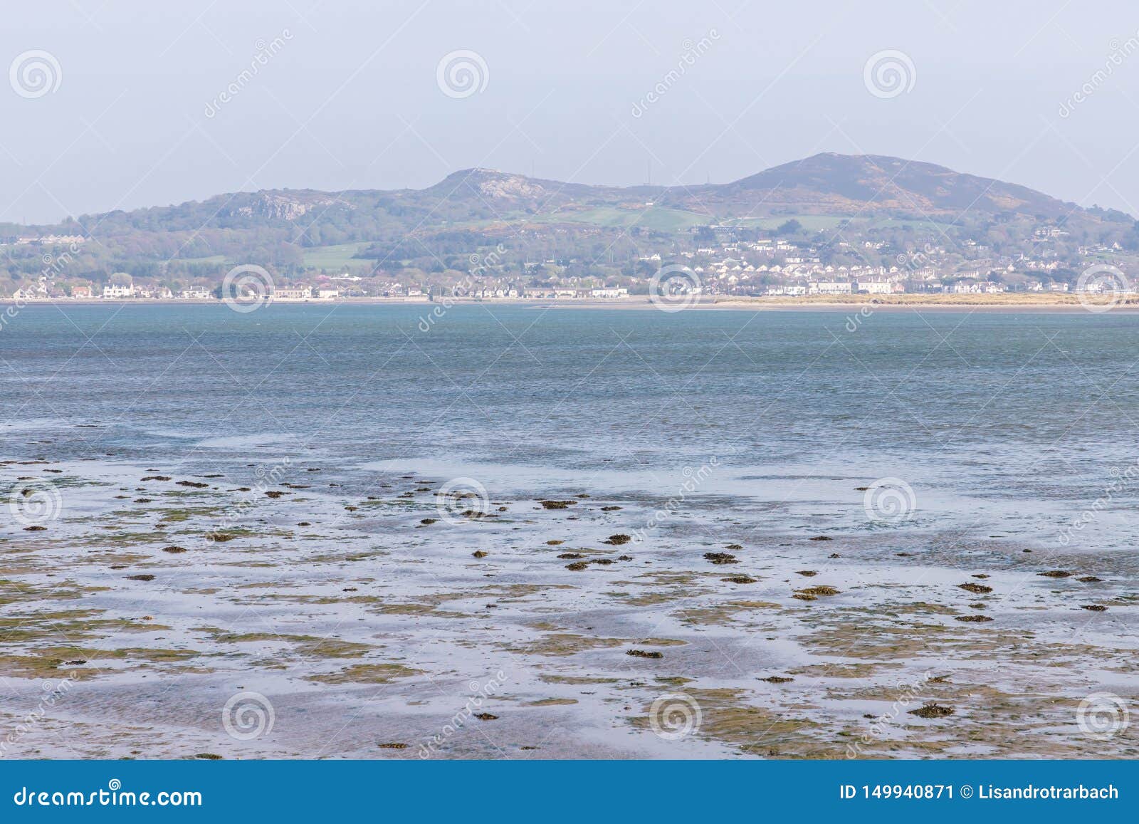 Howth and Bull Island Reserve Stock Image - Image of beach, mountain ...