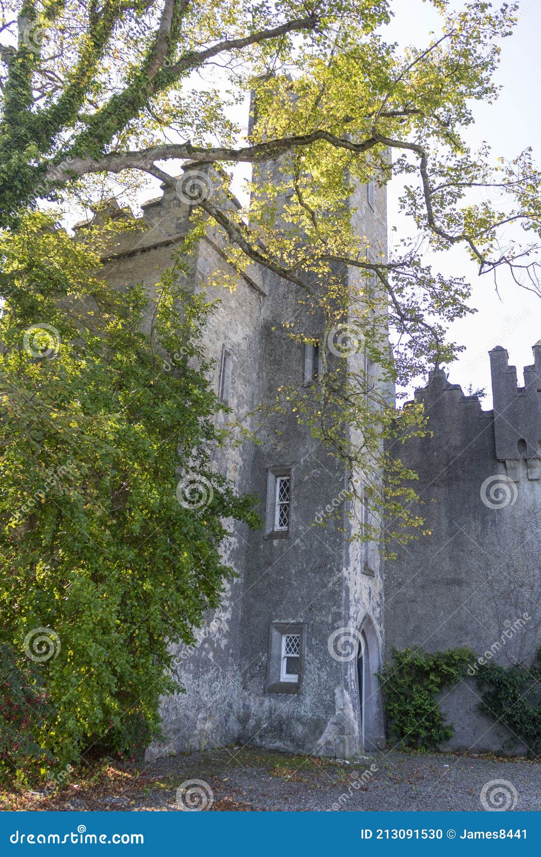 Howth Castle stock photo. Image of howth, medieval, stone - 213091530
