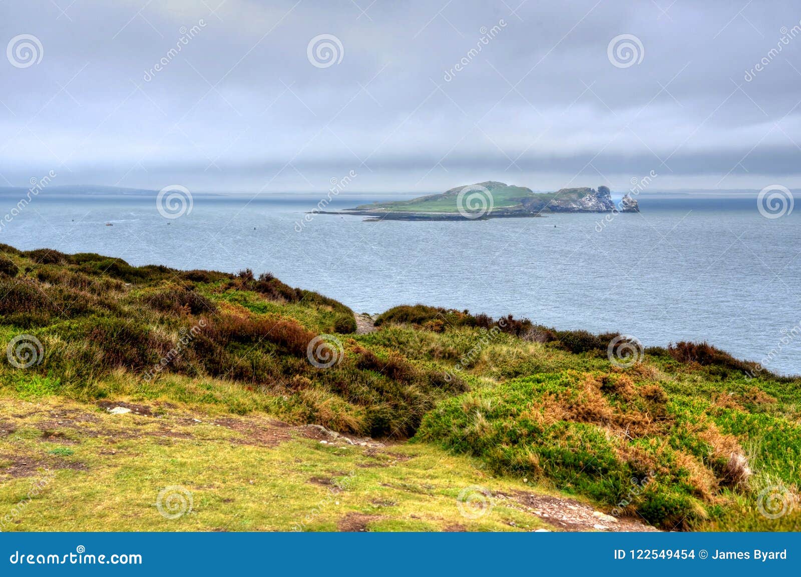 Howth Cliff Walk Outside of Dublin, Ireland Stock Photo - Image of ...