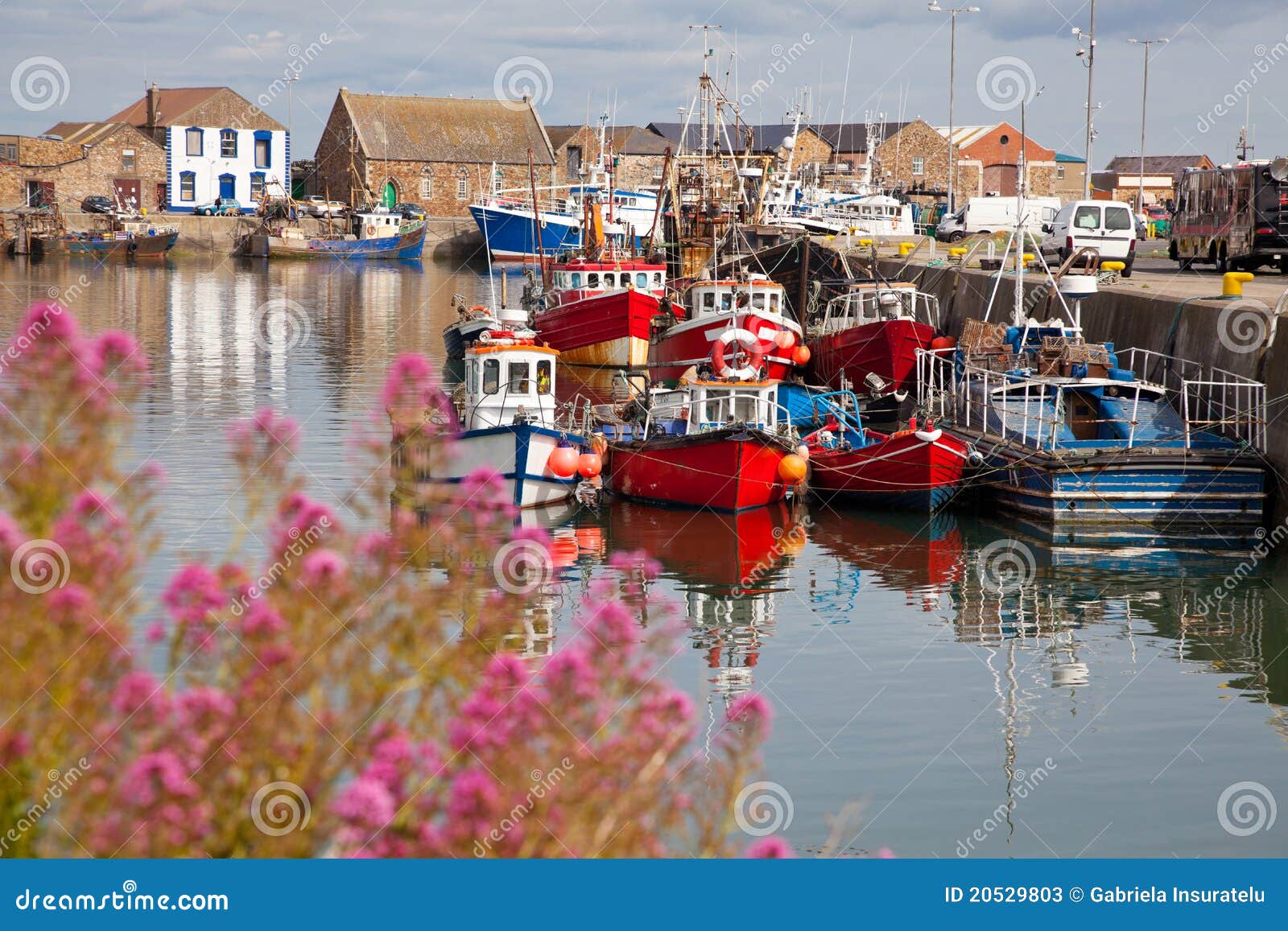 Howth harbour stock image. Image of quay, irish, boats - 20529803