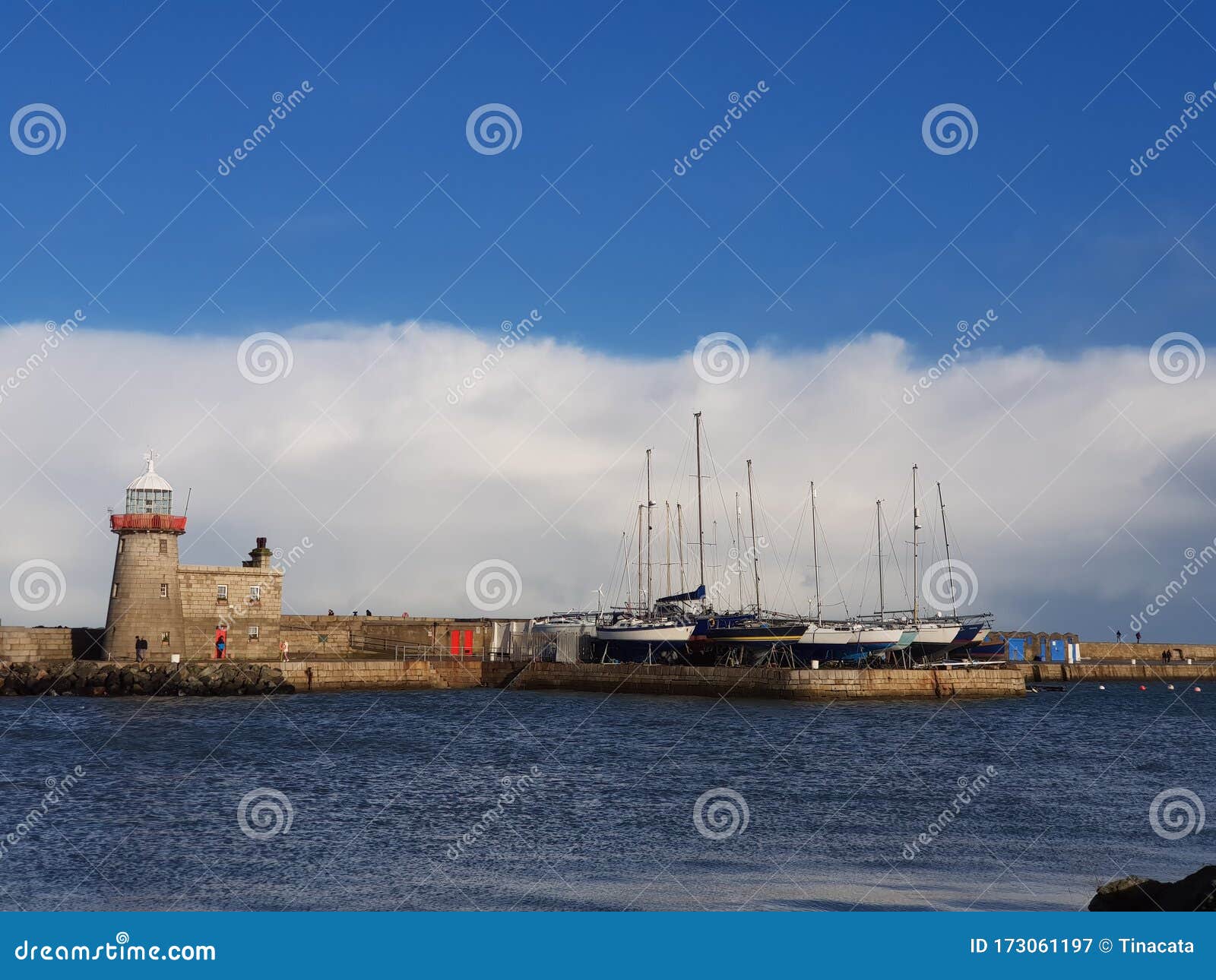 Howth port in Dublin stock image. Image of port, skye - 173061197