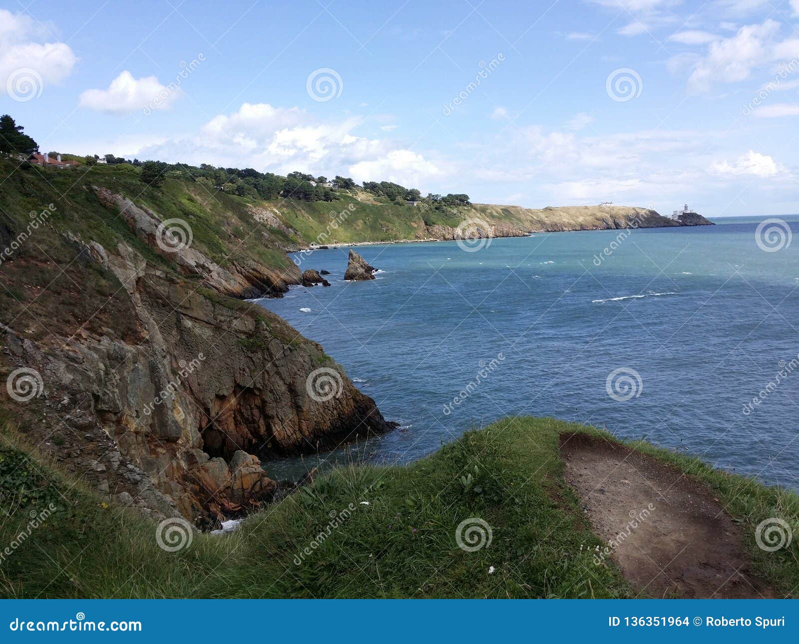 Howth stock photo. Image of green, trip, howth, ireland - 136351964