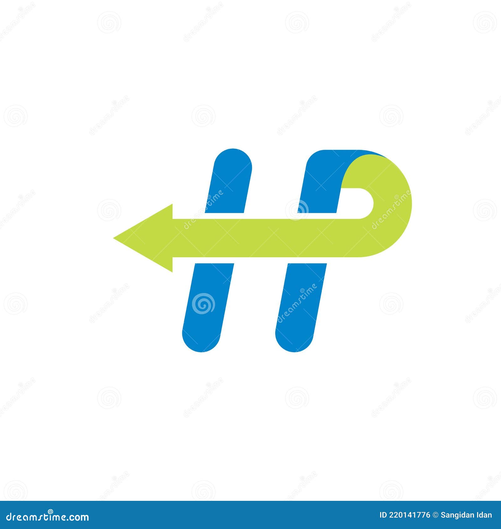 Hp Letter Icon Vector Illustration Design Stock Vector - Illustration ...