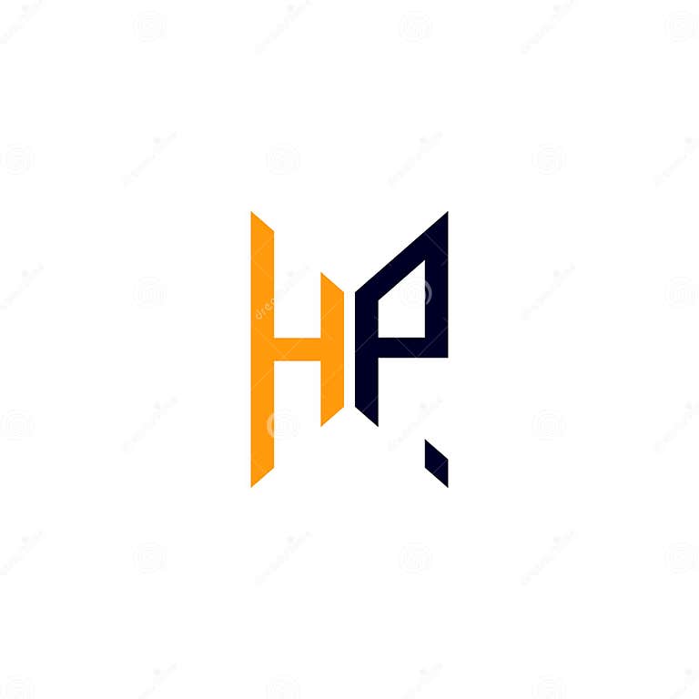 HP Letter Logo Creative Design with Vector Graphic, Stock Vector ...