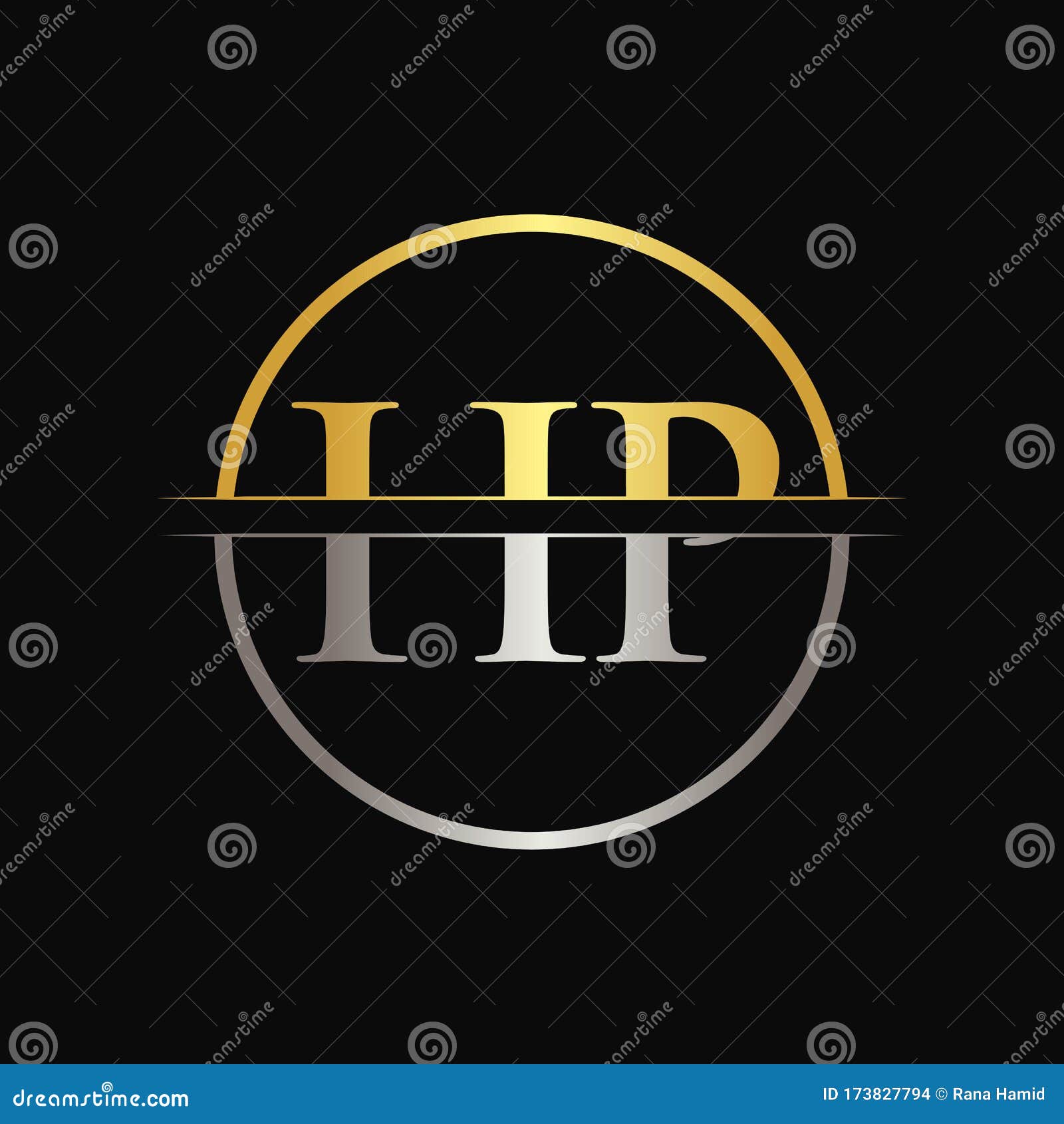 HP Letter Type Logo Design Vector Template. Abstract Letter HP Logo ...