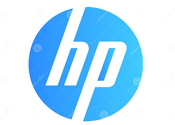 HP Logo editorial photo. Illustration of technology - 127699066