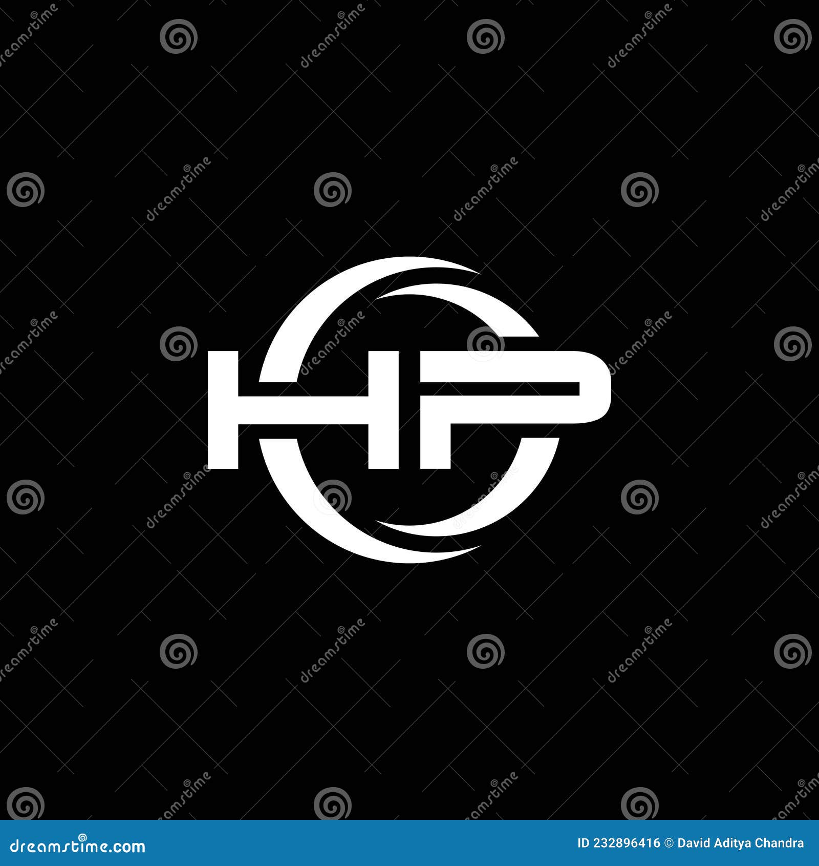 HP Logo Monogram Design Template Stock Vector - Illustration of ...