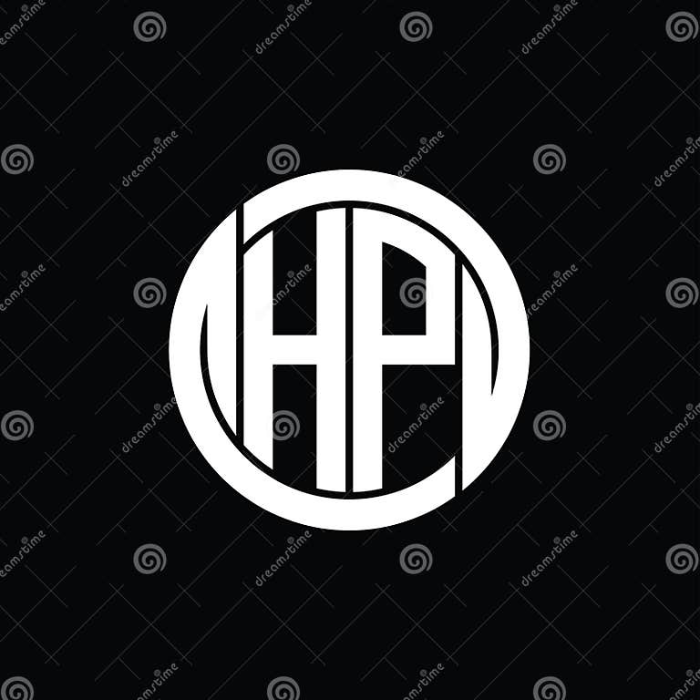 HP Logo Monogram Shield Inside Circle Shape Vector Images Design ...