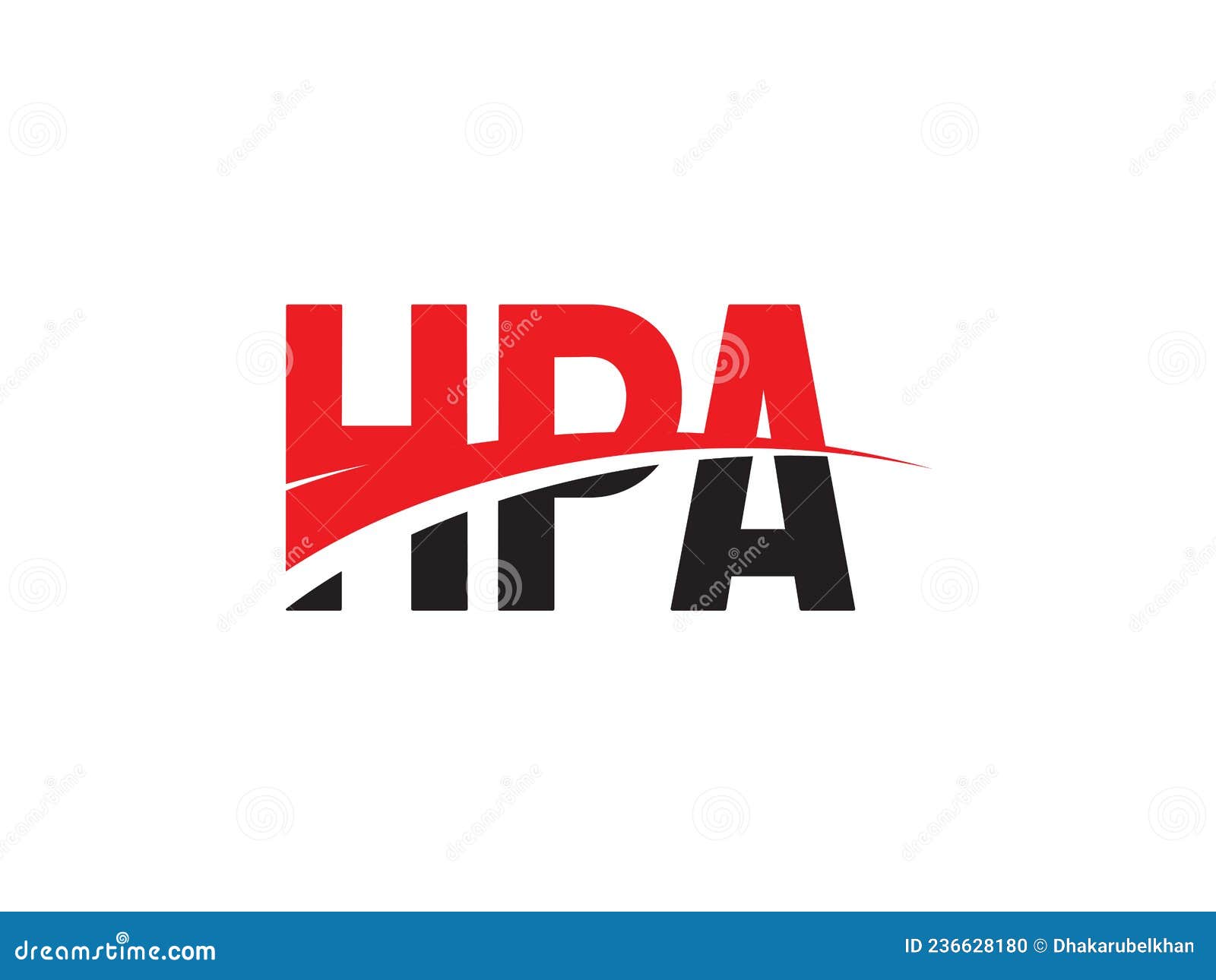 HPA Letter Initial Logo Design Vector Illustration Stock Vector ...