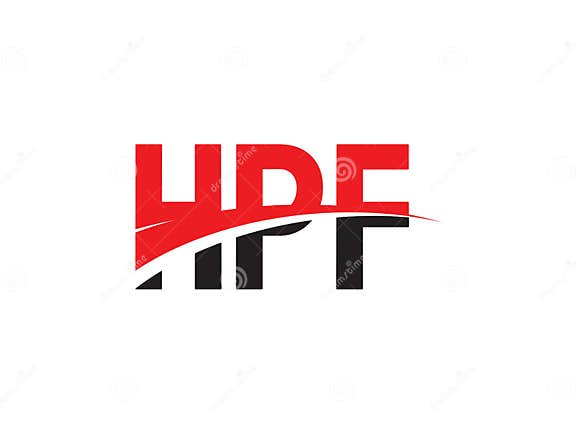 HPF Letter Initial Logo Design Vector Illustration Stock Vector ...