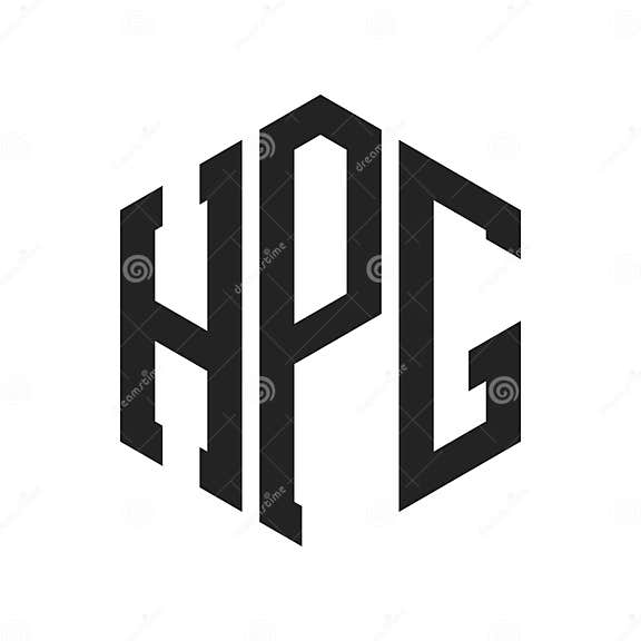 HPG Logo Design. Initial Letter HPG Monogram Logo Using Hexagon Shape ...