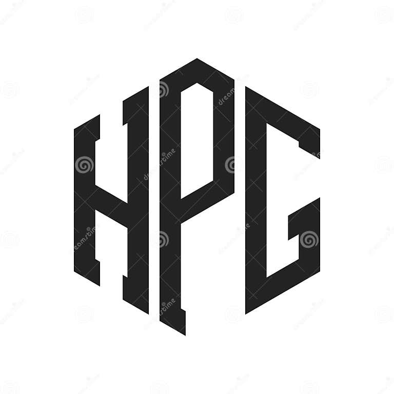 HPG Logo Design. Initial Letter HPG Monogram Logo Using Hexagon Shape ...