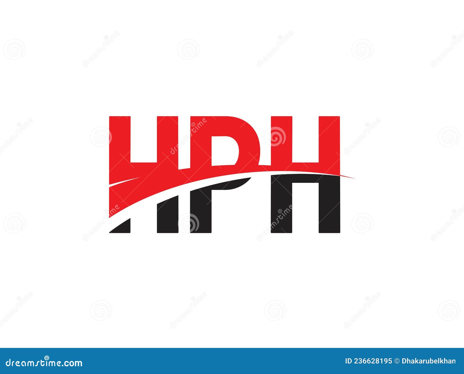 HPH Letter Initial Logo Design Vector Illustration Stock Vector ...