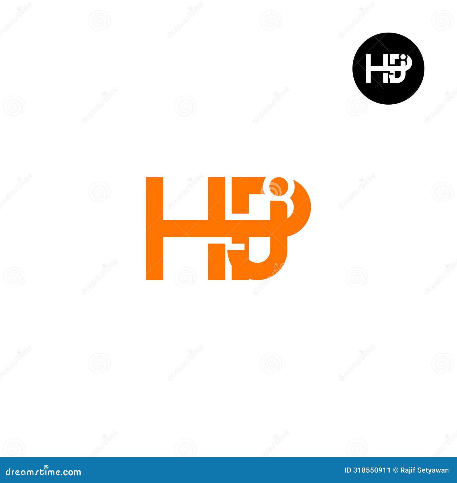 HPJ Logo Letter Monogram Design Stock Illustration - Illustration of ...