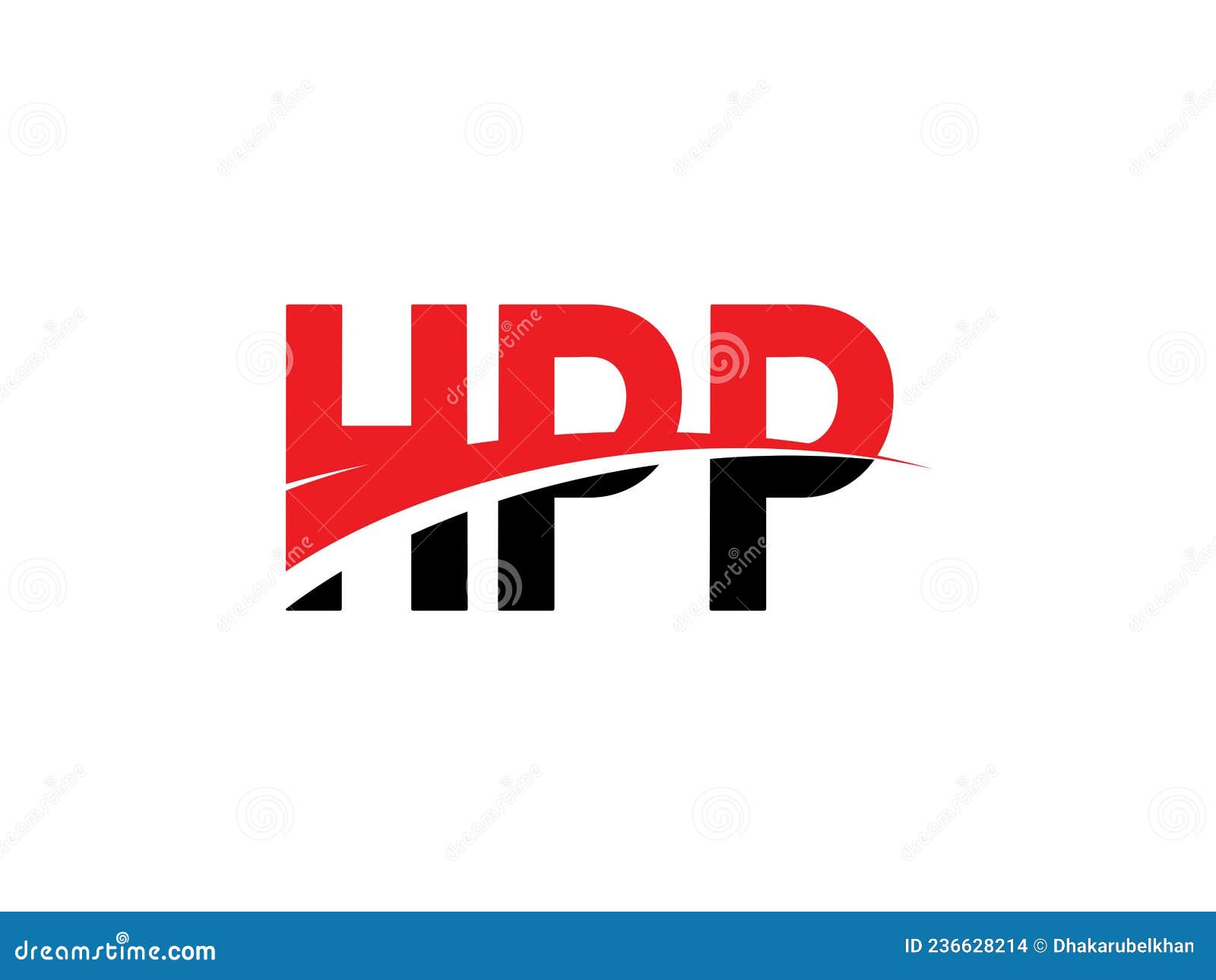 HPP Letter Initial Logo Design Vector Illustration Stock Vector ...
