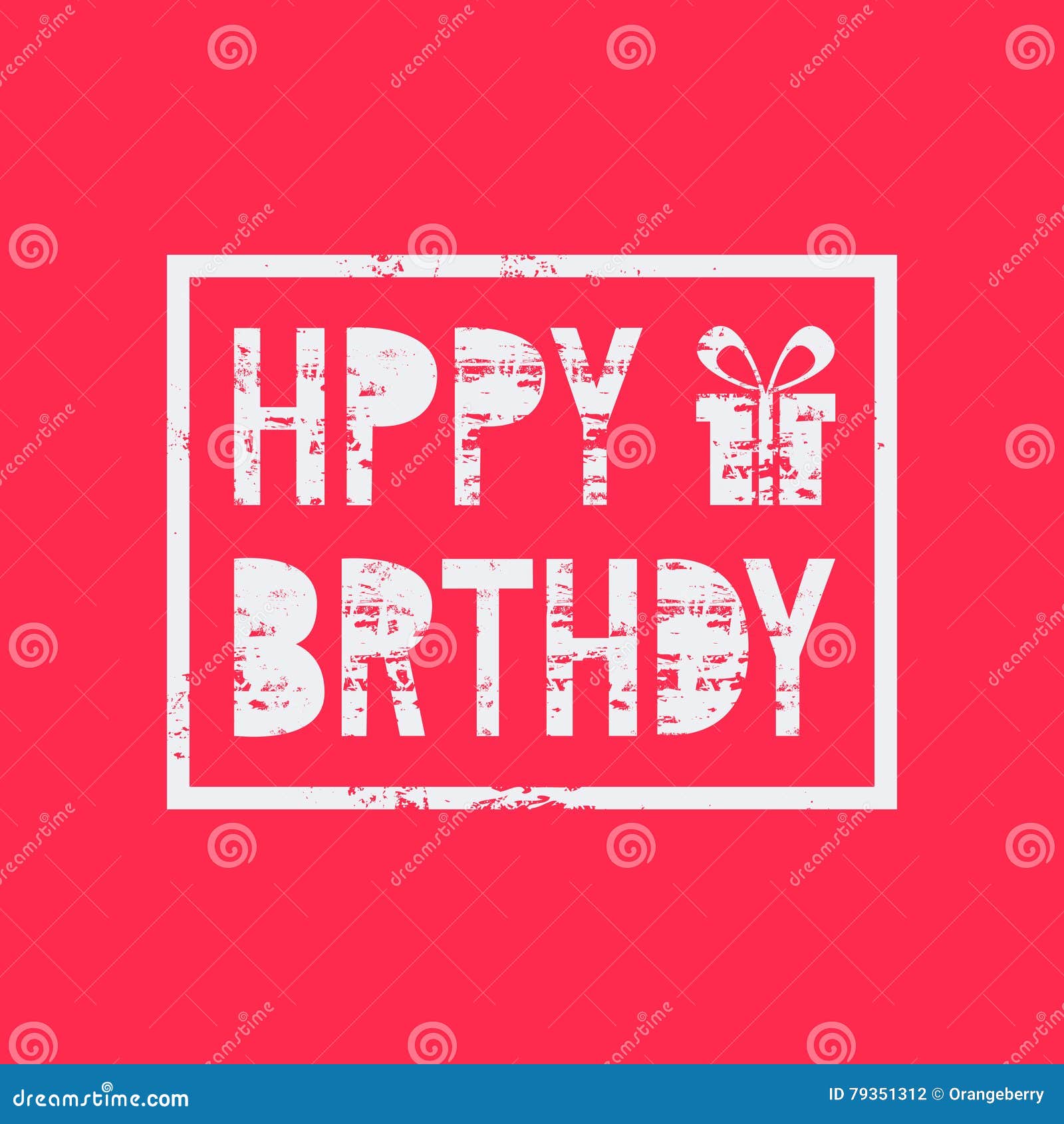 HPPY BRTHDY - Birthday Card Stock Vector - Illustration of gift, card ...