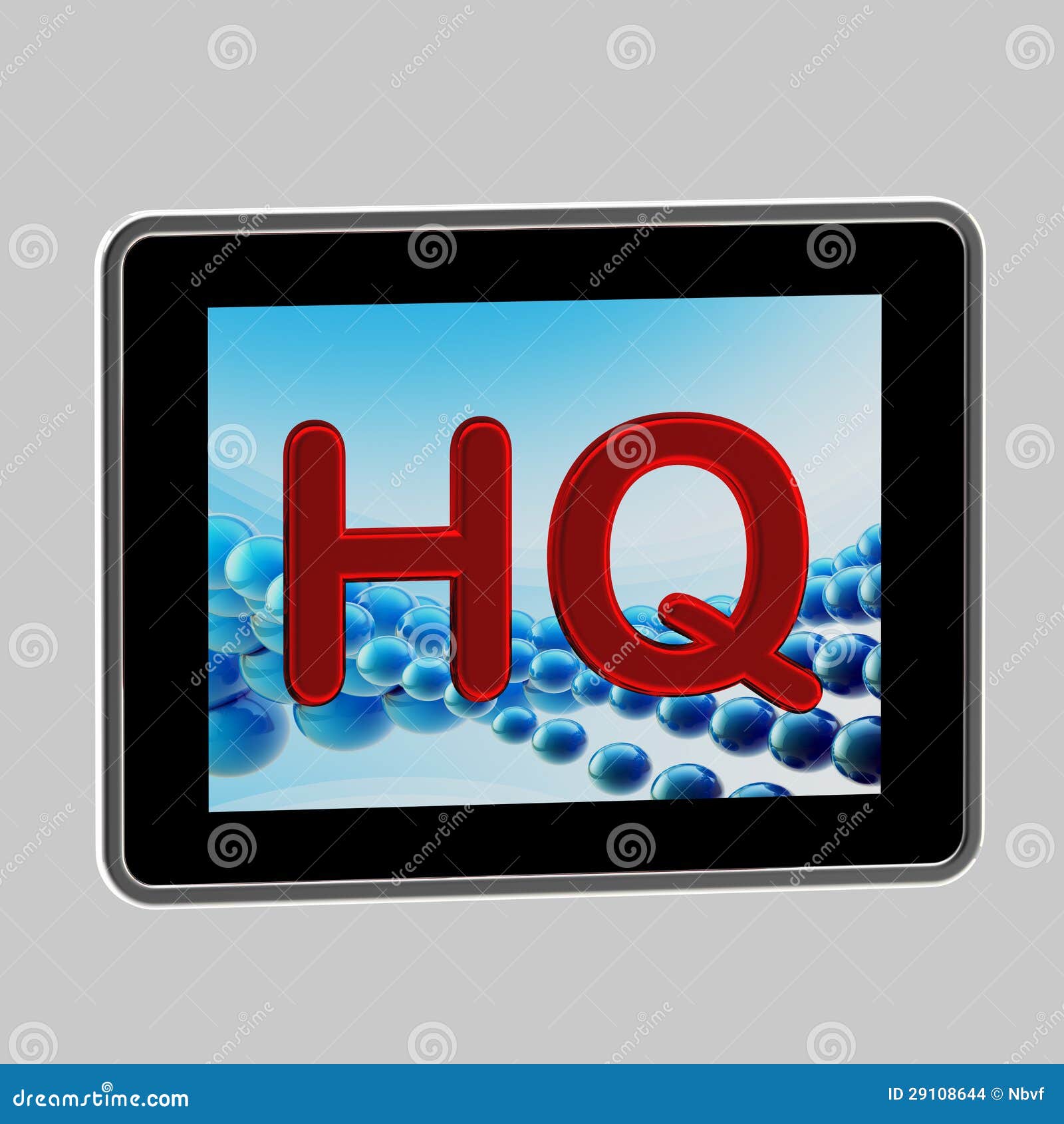 HQ High Quality Icon As a Pad Screen Stock Illustration - Illustration ...