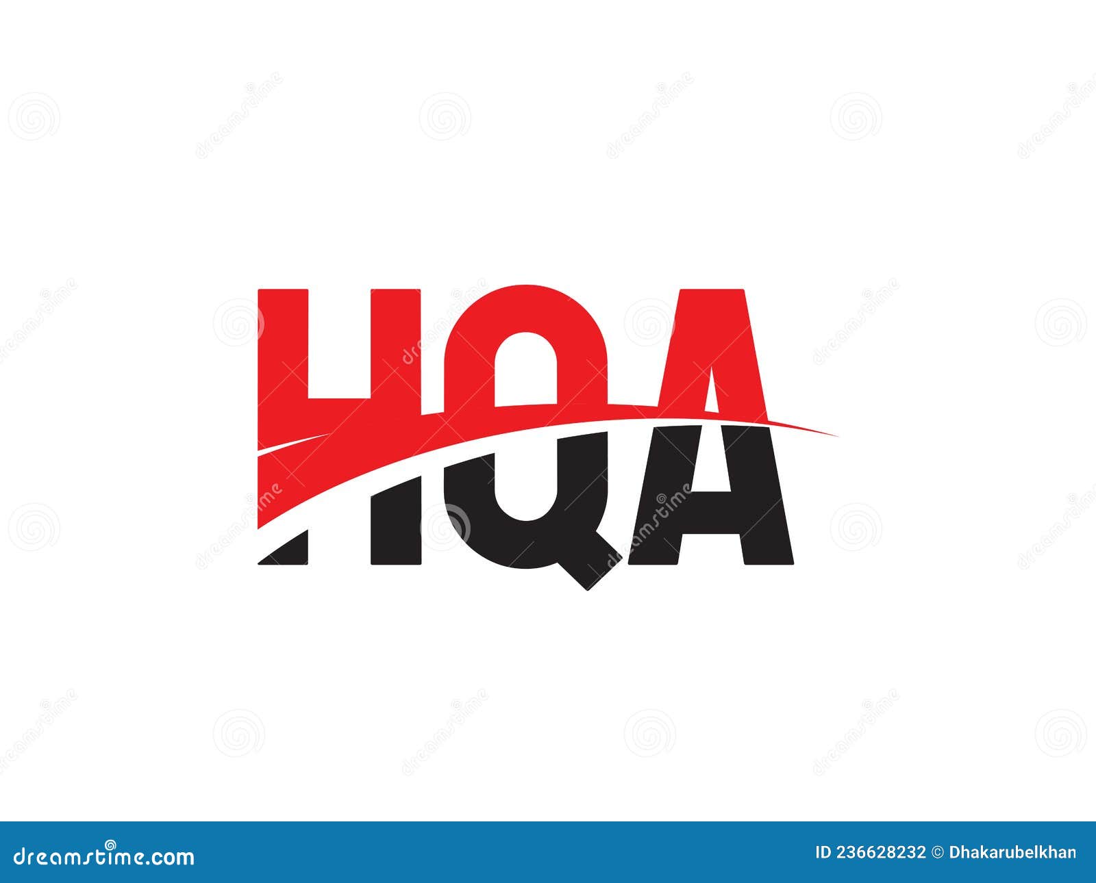 HQA Letter Initial Logo Design Vector Illustration Stock Vector ...