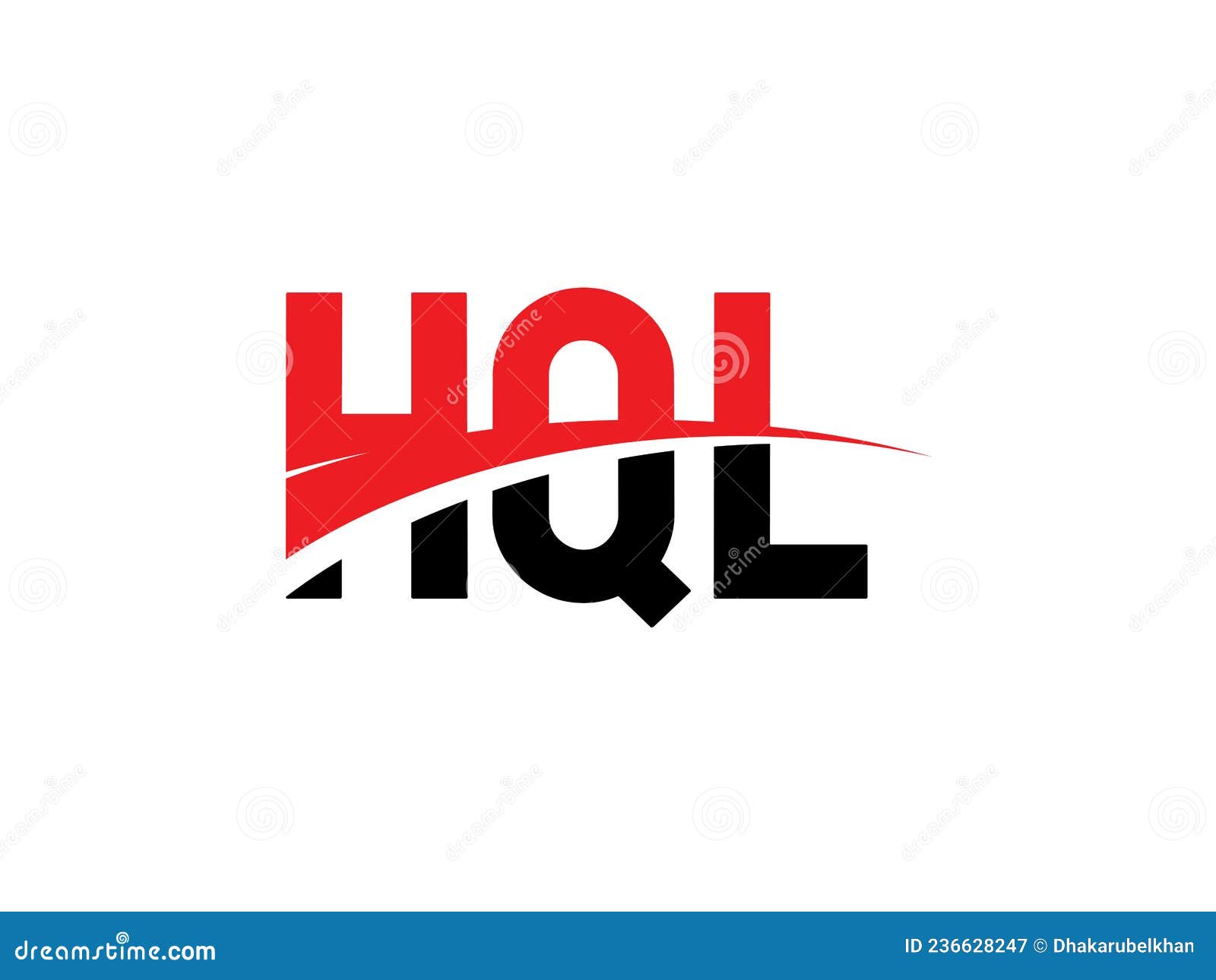 HQL Letter Initial Logo Design Vector Illustration Stock Vector ...