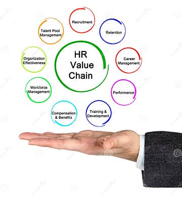 HR Analytic Value Chain stock image. Image of diagram - 128871335