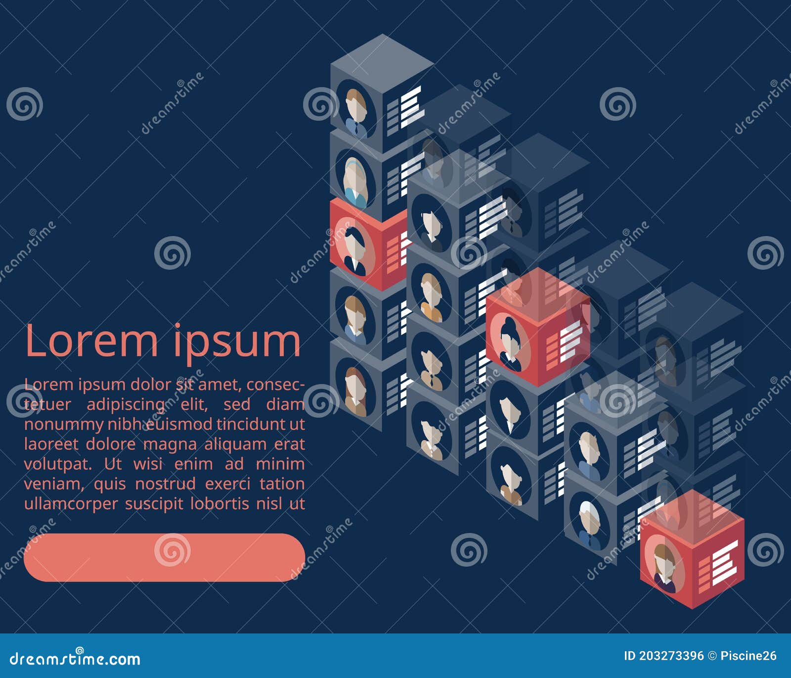 HR Data for HR Analytics Banner Stock Vector - Illustration of ...