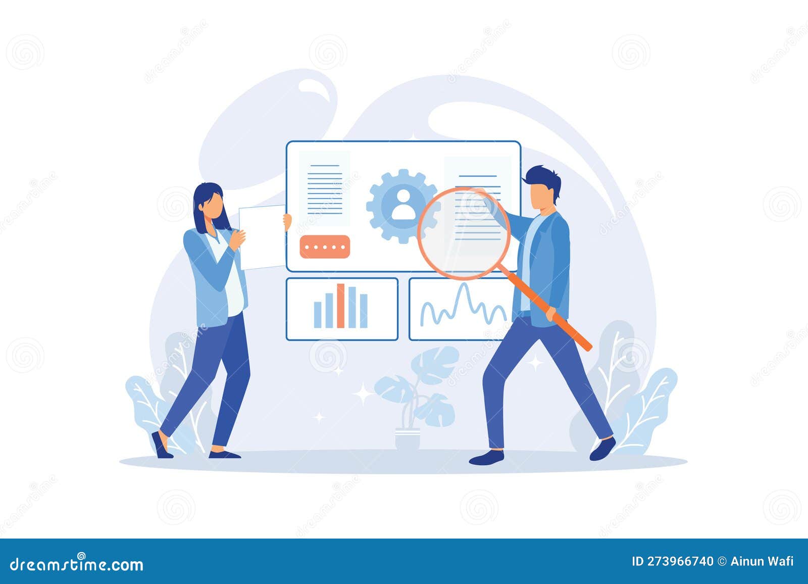 HR Employee Performance Evaluation and Work Improvement Concept Stock ...