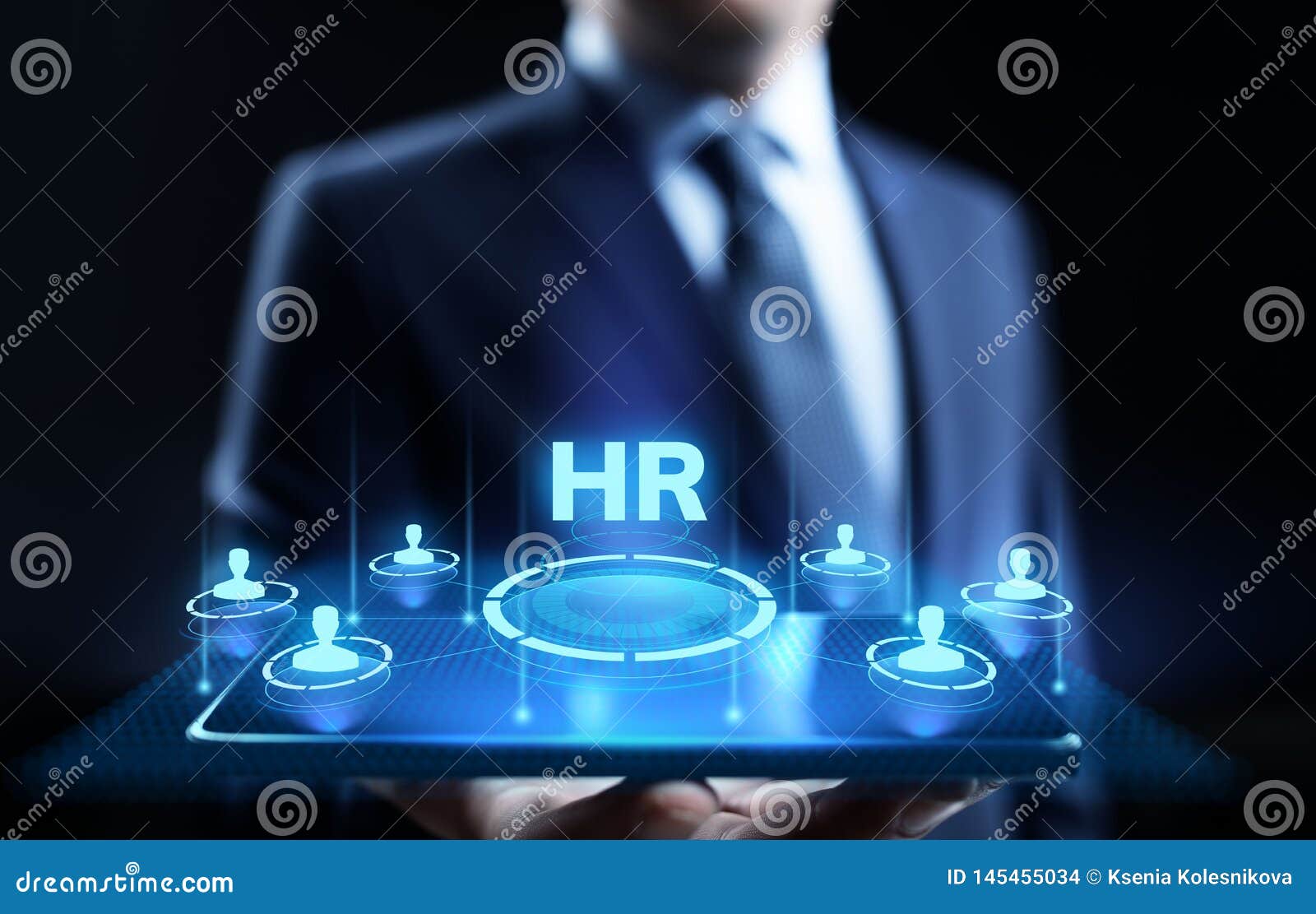 HR Human Resources Management Recruitment Talent Concept. Stock ...