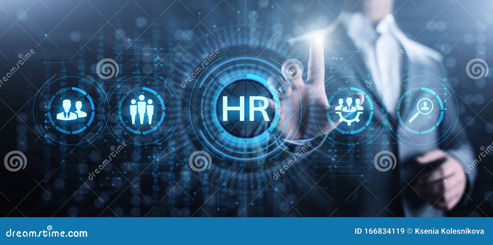 HR Human Resources Management Recruitment Talent Concept. Stock Image ...