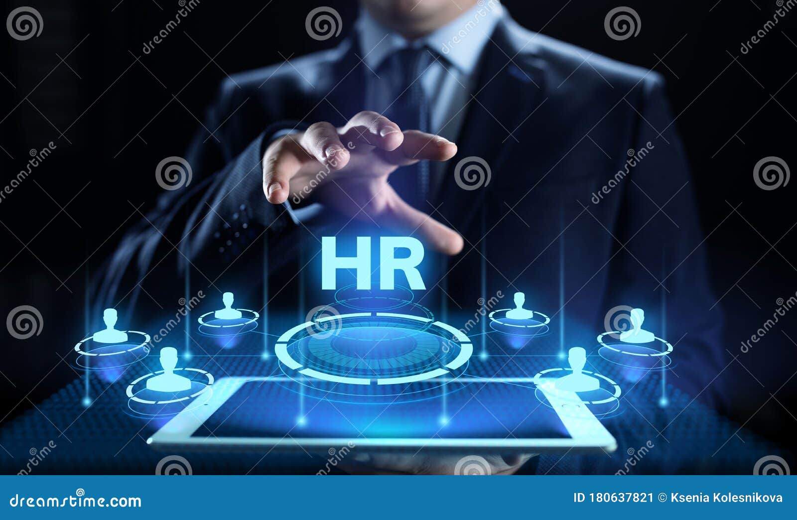 HR Human Resources Management Recruitment Talent Concept. Stock Image ...